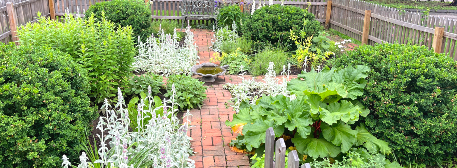 Colonial Herb Garden at the New Canaan Museum & Historical Society ...